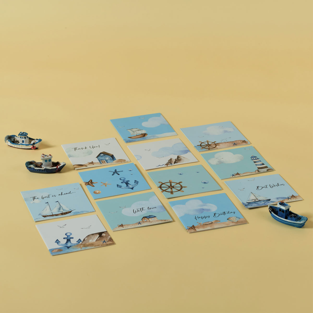 Mini Cards : Nautical Theme – Be Thoughtful - A byFaith designz Enterprise